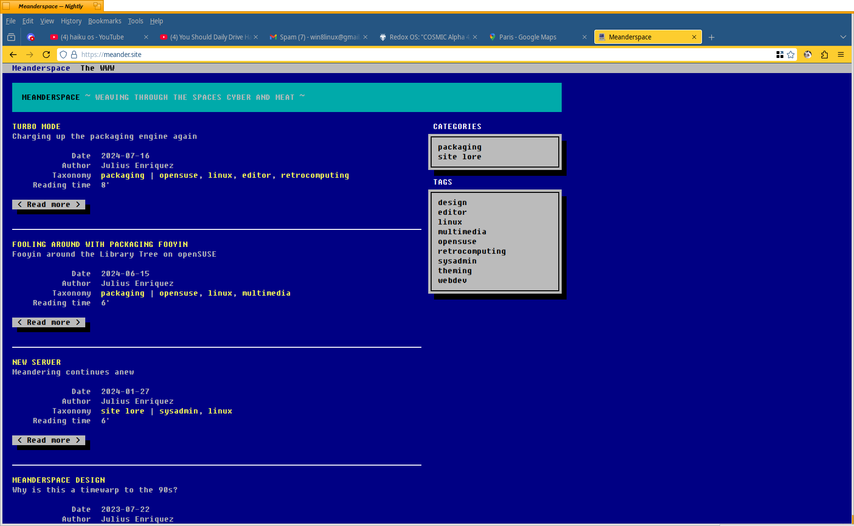 Jules Enriquez: "An experimental port of ~~Firefox~~ Iceweasel is …" - Scalie Zone